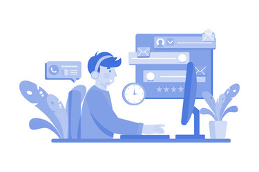 Telesales Vector Images (over 210)