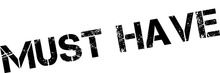 Must have rubber stamp Royalty Free Vector Image