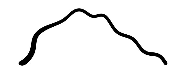 Cartoon cliffs Royalty Free Vector Image - VectorStock