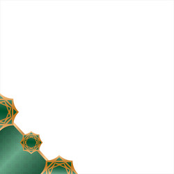 Religious ramadan corner Royalty Free Vector Image