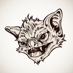 Bat Head Vector Images (over 7,100)