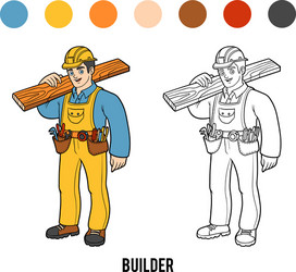 Coloring book cartoon headwear mortar board Vector Image