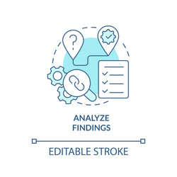 Employee productivity turquoise concept icon Vector Image