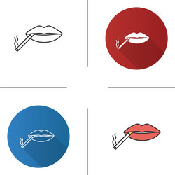 Smoking Lips Vector Images (over 360)
