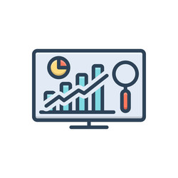 Monitoring Royalty Free Vector Image - VectorStock