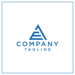 Ea circle logo Royalty Free Vector Image - VectorStock