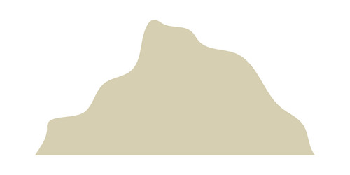 Cartoon cliffs Royalty Free Vector Image - VectorStock