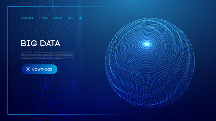 Cloud icons - triangular mesh Royalty Free Vector Image