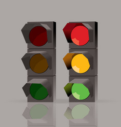 Amber Traffic Light Vector Images (over 100)
