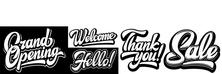 Word Open Calligraphy Vector Images (over 530)