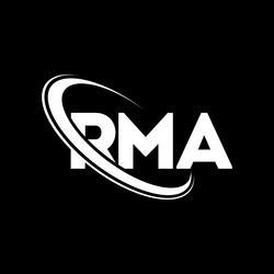 Rma logo letter design Royalty Free Vector Image