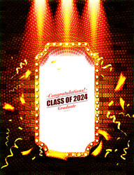 Marquee sign board for announcements Royalty Free Vector