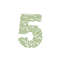 Ornamental letter l on white Royalty Free Vector Image