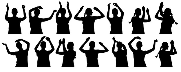 Hands Girl Clapping Vector Images (over 390)