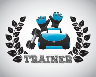 Train hard Royalty Free Vector Image - VectorStock
