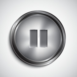Metal Pause Button Vector Images (over 450)