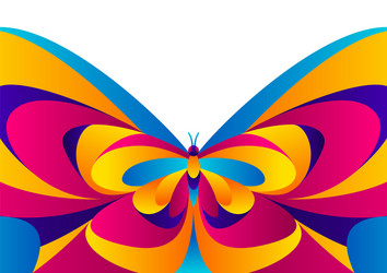 Banner design with butterflies Royalty Free Vector Image