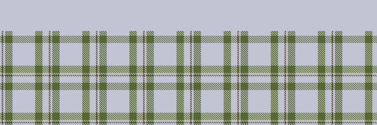 Military green check plaid border seamless Vector Image