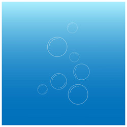 Water bubble logo design Royalty Free Vector Image