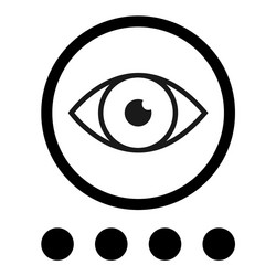 More icon symbol isolated on white background Vector Image