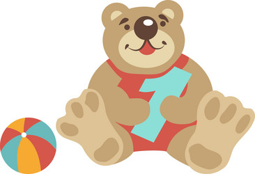 Teddy Bear Numbers Vector Images (over 370)