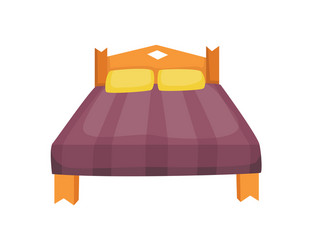 Bed cartoon color Royalty Free Vector Image - VectorStock