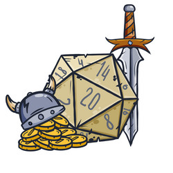 Dice d20 for playing dnd Royalty Free Vector Image