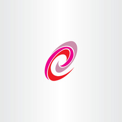 Spiral spring letter e logo Royalty Free Vector Image