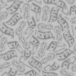 Hand drawn sale shopping seamless pattern Vector Image