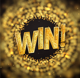 Gold king text with decorative golden crown Vector Image