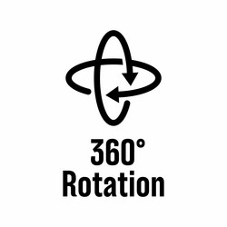 360 bending information sign Royalty Free Vector Image