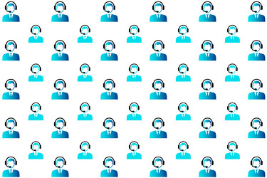 Abstract customer journey pattern background Vector Image