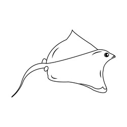 Stingray Outline Vector Images (over 980)
