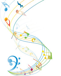 Musical design elements Royalty Free Vector Image