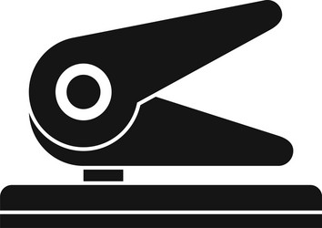 Puncher device icon simple style Royalty Free Vector Image