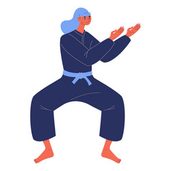 Kyudo kendo ninjutsu kenpo hand drawn sticker Vector Image