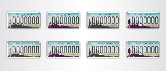 License Plate Vector Images (over 1,600)