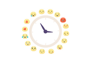 Clock Emoji Sad Vector Images (over 200)