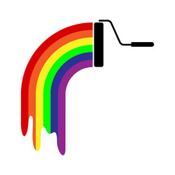 Paint logo icon template Royalty Free Vector Image