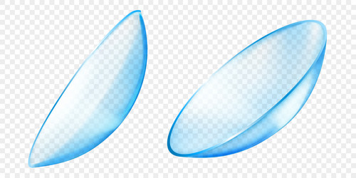 Realistic contact lenses Royalty Free Vector Image