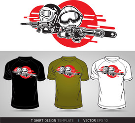 T-shirt mockup front and back Royalty Free Vector Image