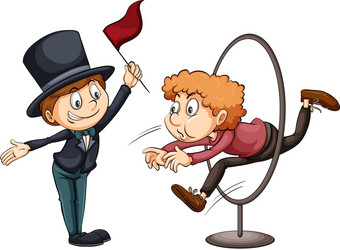 Jumping Through Hoop Vector Images (92)