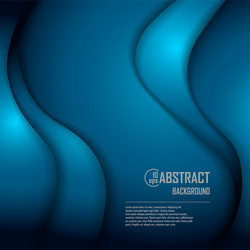 Abstract background in blue color curve Royalty Free Vector