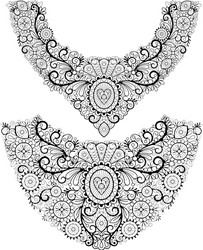 Neck Embroidery Vector Images (over 1,200)