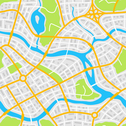 City map abstract seamless pattern background Vector Image