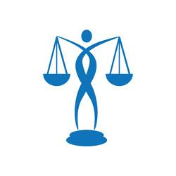 Scale logo Royalty Free Vector Image - VectorStock