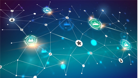 Concept of social media network icons Royalty Free Vector