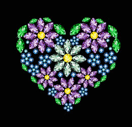 Gem tree Royalty Free Vector Image - VectorStock