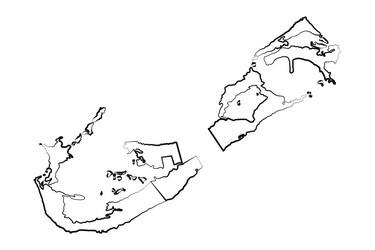 Bermuda Map Outline Vector Images (61)