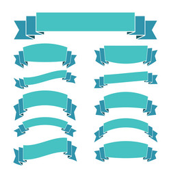 Blue banners Royalty Free Vector Image - VectorStock